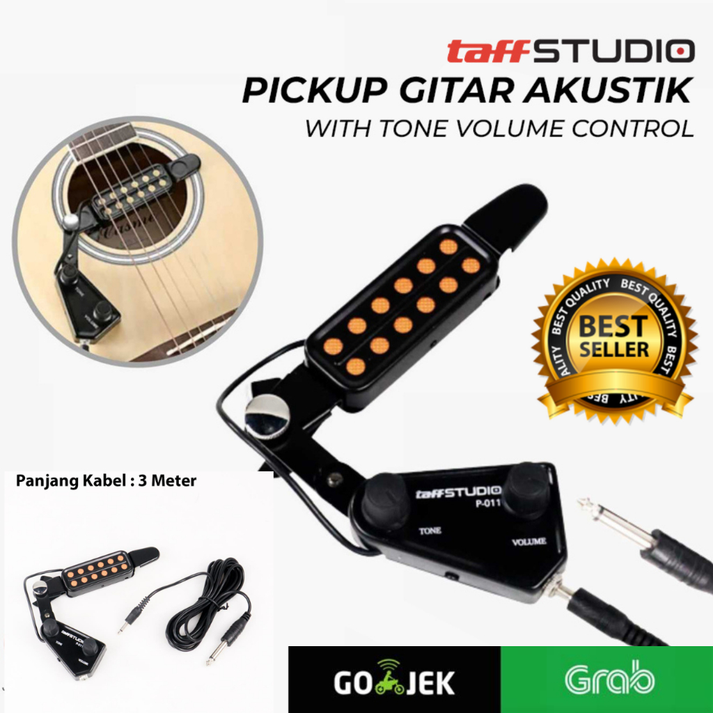 Jual Transducer Spul / Spull / Pickup Gitar Akustik jadi Elektrik 12 ...