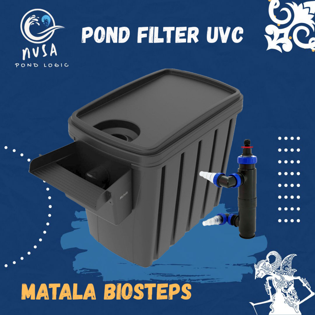 Jual Matala Bio Step Filter Kolam Biofilter UV-C With Waterfall ...