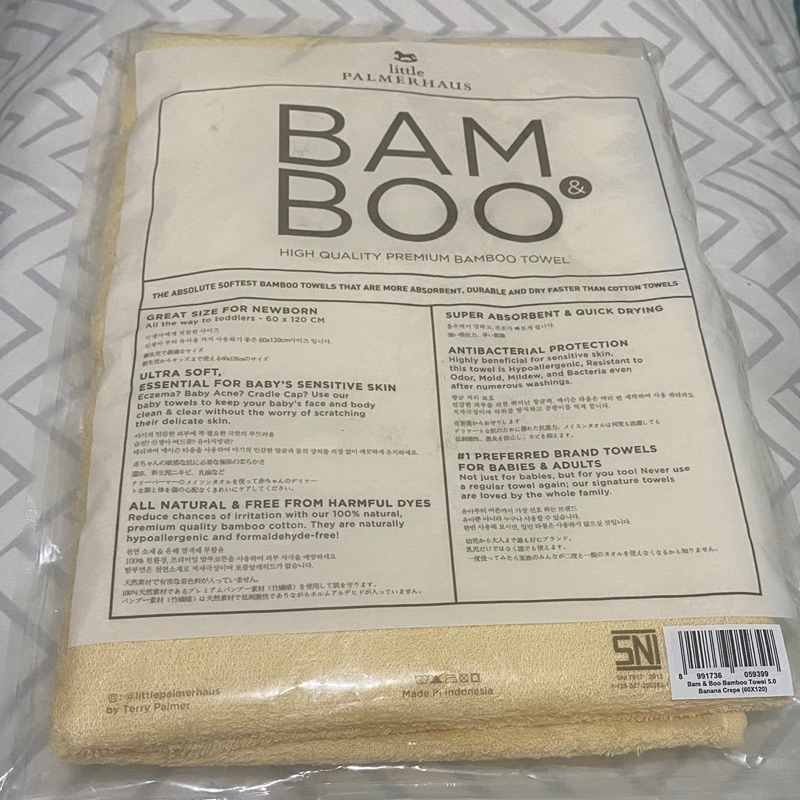 Jual Bam & Boo Towel by Little Palmerhaus 100% Original & New (Real ...