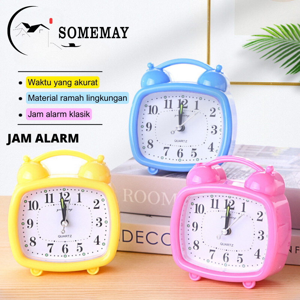 Jual SOMEMAY Jam Alarm 8891/ Jam Beker Kring / Jam Weker / Jam Beker ...