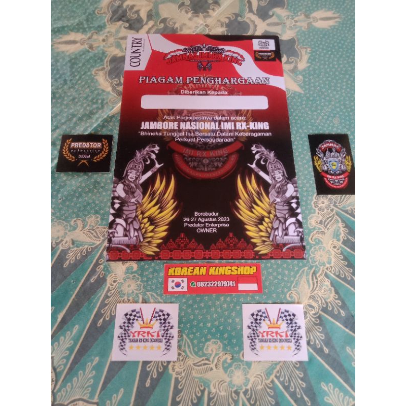 Jual piagam dan sticker | Shopee Indonesia