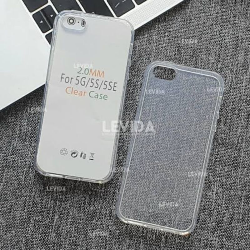 Jual Case Clear HD IPhone 5/5s/5g 2.0 MM Thickness Soft Case Transparan ...