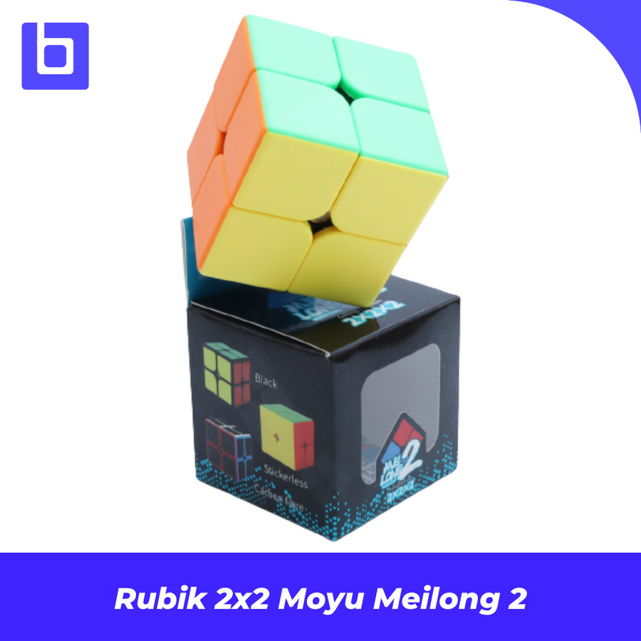 Jual Cube 2x2 Moyu MF Meilong 2x2 Stickerless Original | Shopee Indonesia