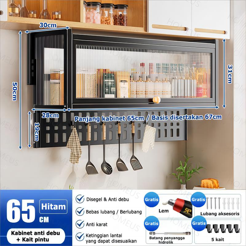 Jual Homeus Lemari Dapur Gantung Lemari Dinding Dapur Rak Gantung Dapur ...