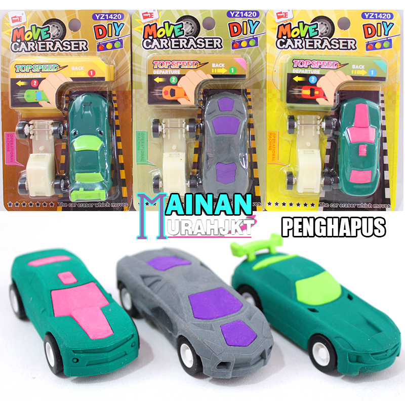 Jual MAINANKEI PENGHAPUS ANAK SEKOLAH BERKARAKTER MOBIL YZ1420 CAR ...