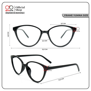 Jual DJAVA OPTIK - Frame Yumna - Kacamata Minus Photocromic Wanita Cat Eye Plastik Best Seller ...