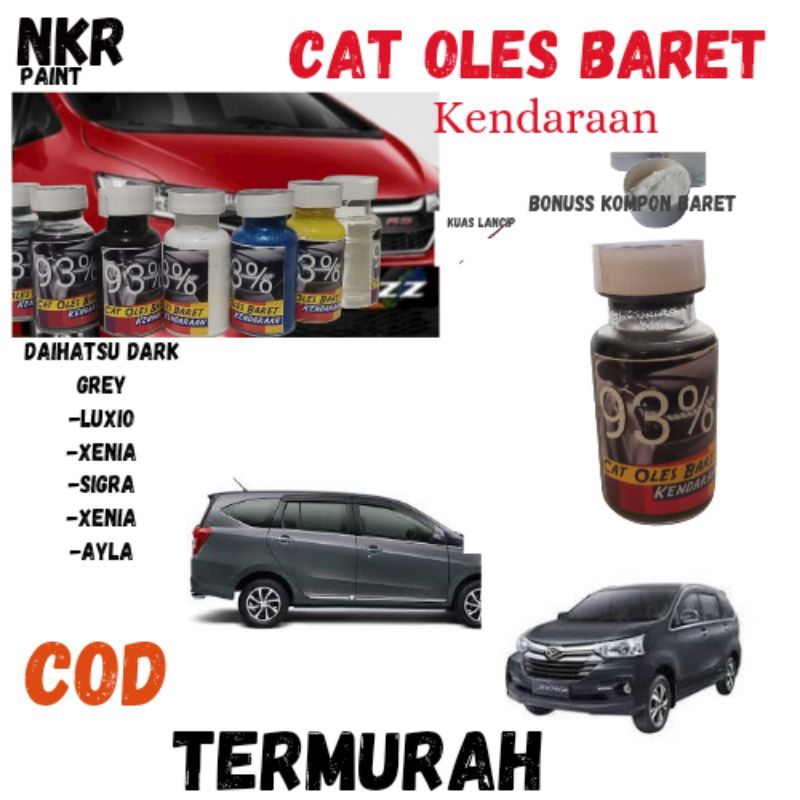 Jual CAT BARET DAIHATSU AYLA GREY METALLIC COCOK UNTUK XENIA,AYLA,SIGRA ...