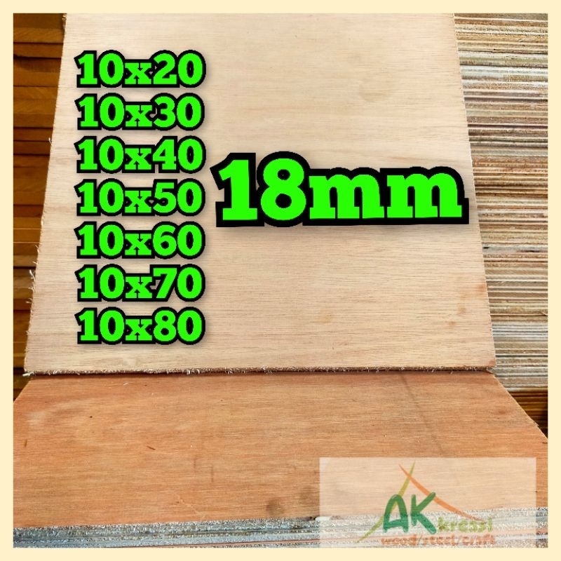 Jual Multiplek / plywood potongan tebal 18mm | Shopee Indonesia