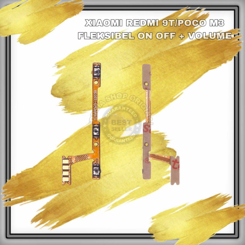 Jual FLEKSIBEL ON OFF + VOLUME XIAOMI REDMI 9T/POCO M3 BARU | Shopee Indonesia