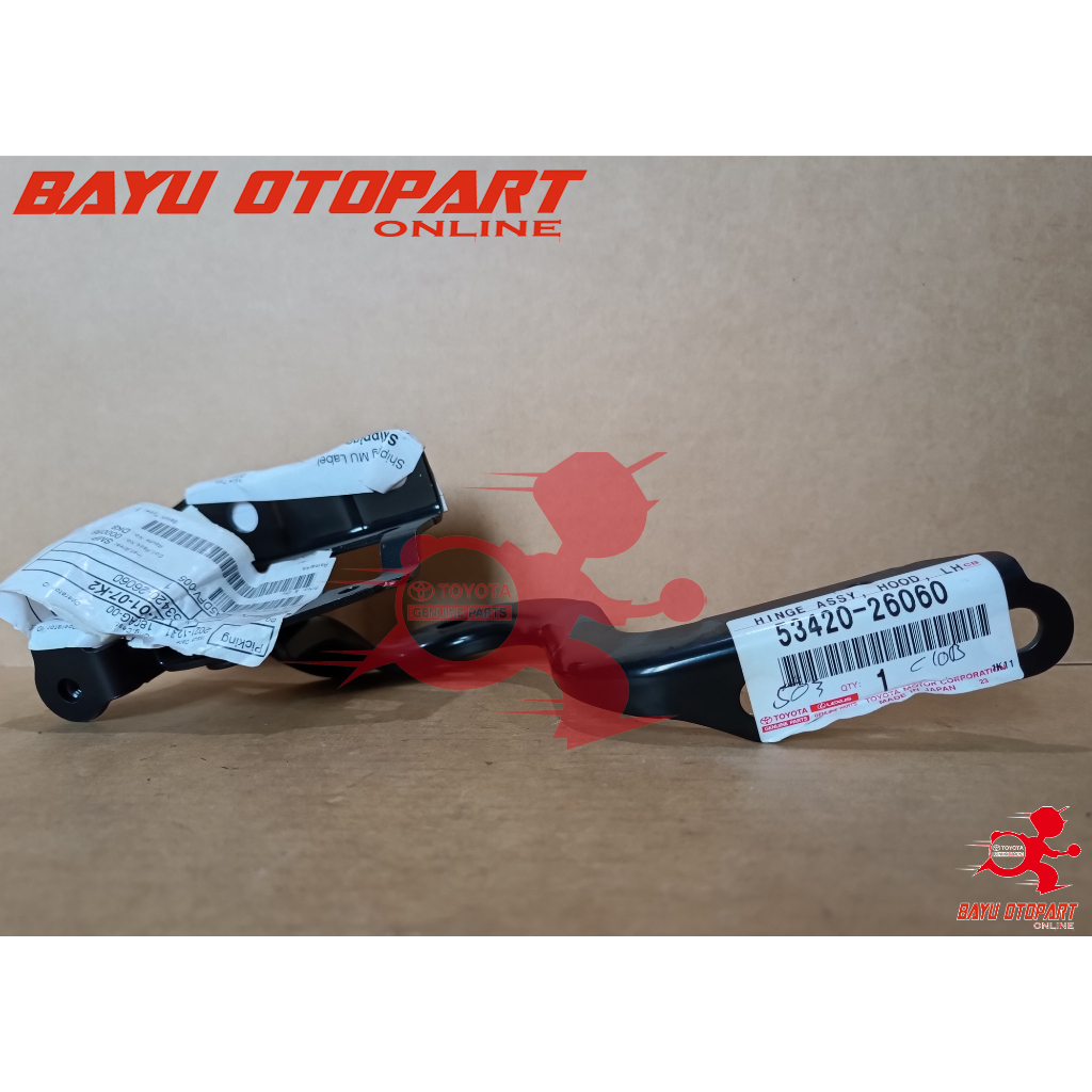 Jual ENGSEL KAP MESIN KIRI TOYOTA HIACE COMMUTER 53420-26060 | Shopee ...