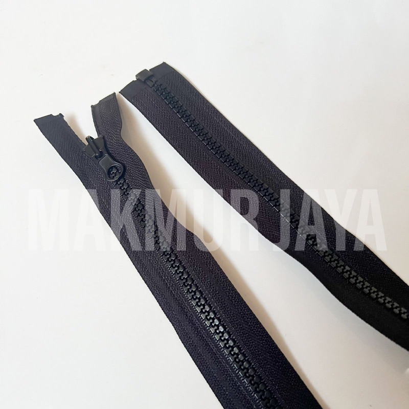 Jual Resleting Jaket Vislon 60cm 65cm 70cm Bukan YKK Hitam | Shopee Indonesia