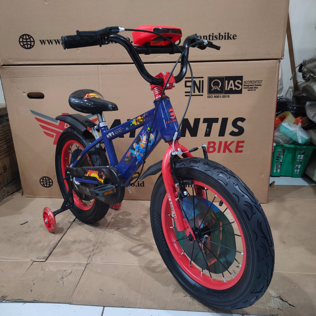 Jual sepeda bmx anak 12 16 18 inch centrum superman ct 8625-3-8 ...
