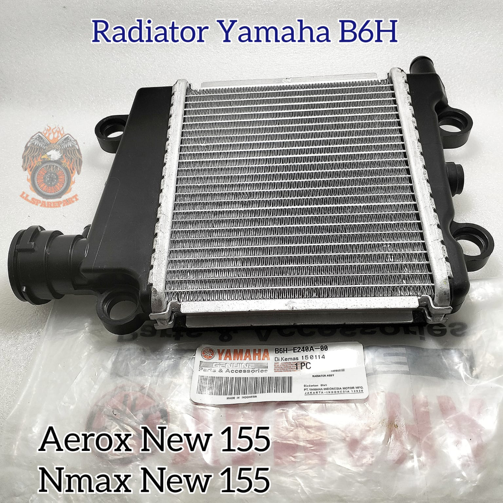 Jual RADIATOR YAMAHA B6H NMAX AEROX NEW 155 ASLI ORIGINAL RAFIATOR ...