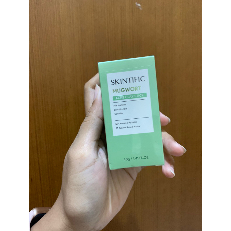 Jual SKINTIFIC Mugwort Clay Mask Stick 40g | Shopee Indonesia