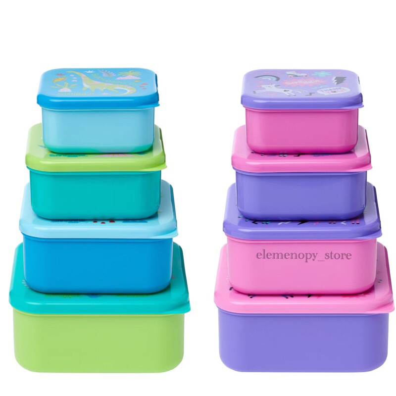Jual Smiggle Containers Box 4 in 1 | Shopee Indonesia