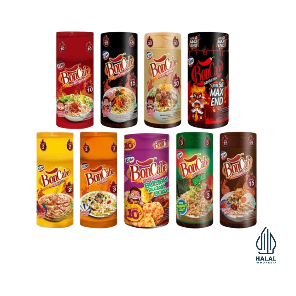 Jual Bubuk Boncabe level 3 10 15 30 50 Max End Bon Cabe Bumbu Rujak ...