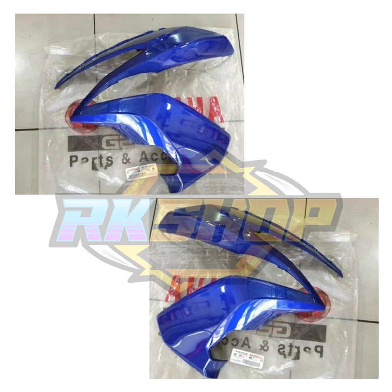 Jual body cowling aerox old biru kiri kanan original yamaha genuine par ...