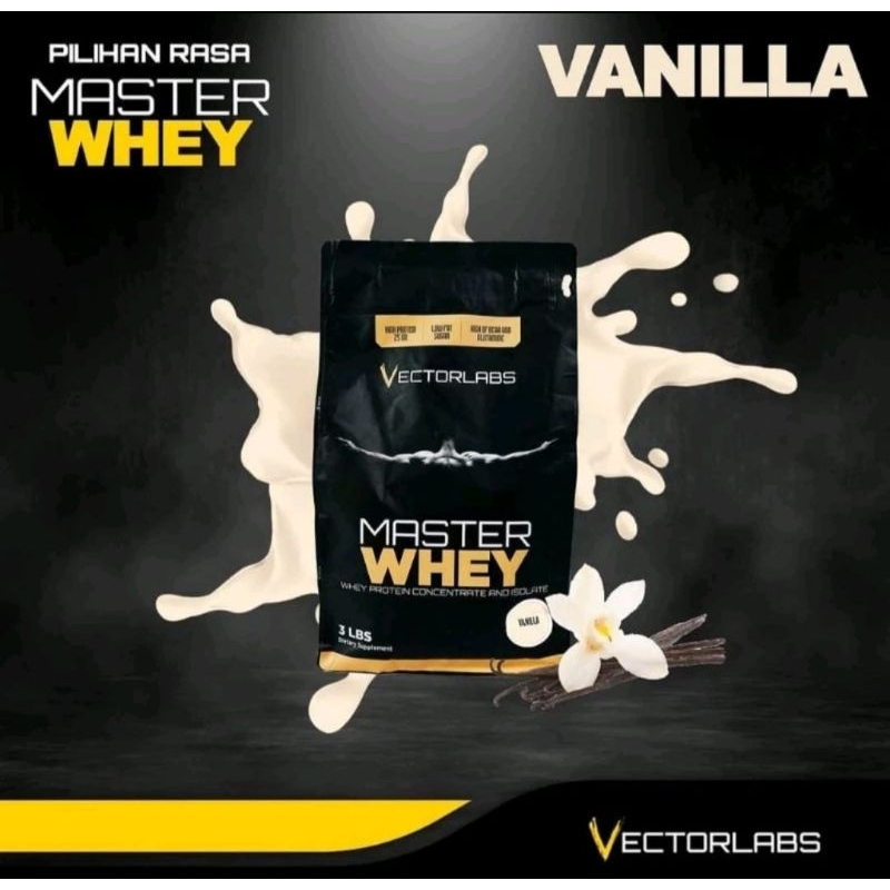 Jual Vectorlabs Master Whey 3lbs 1.4 kg Susu Whey Protein Isolate ...