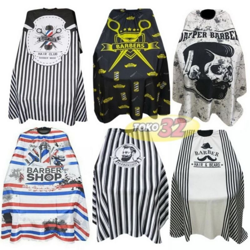 Jual 3 PCS kain kip potong rambut kep alas penutup jubah cape cukur ...