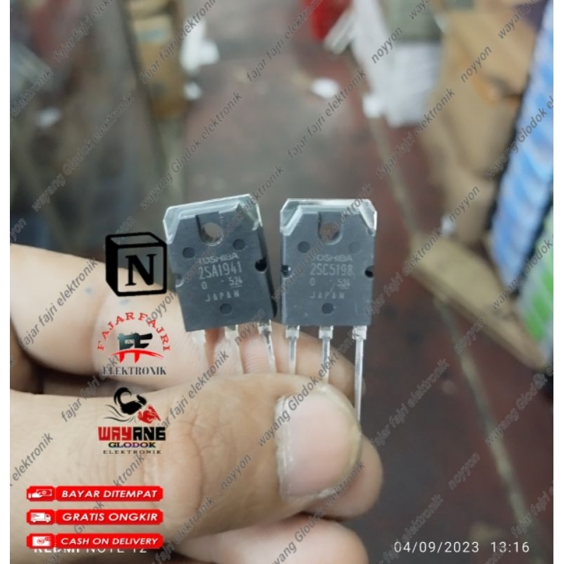 Jual ic transistor mosfet TOSHIBA 5198/1941 KW | Shopee Indonesia