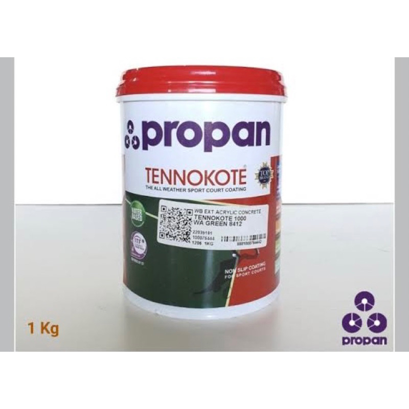 Jual cat propan tennokote 1kg cat lapangan taman bermain halaman tembok ...