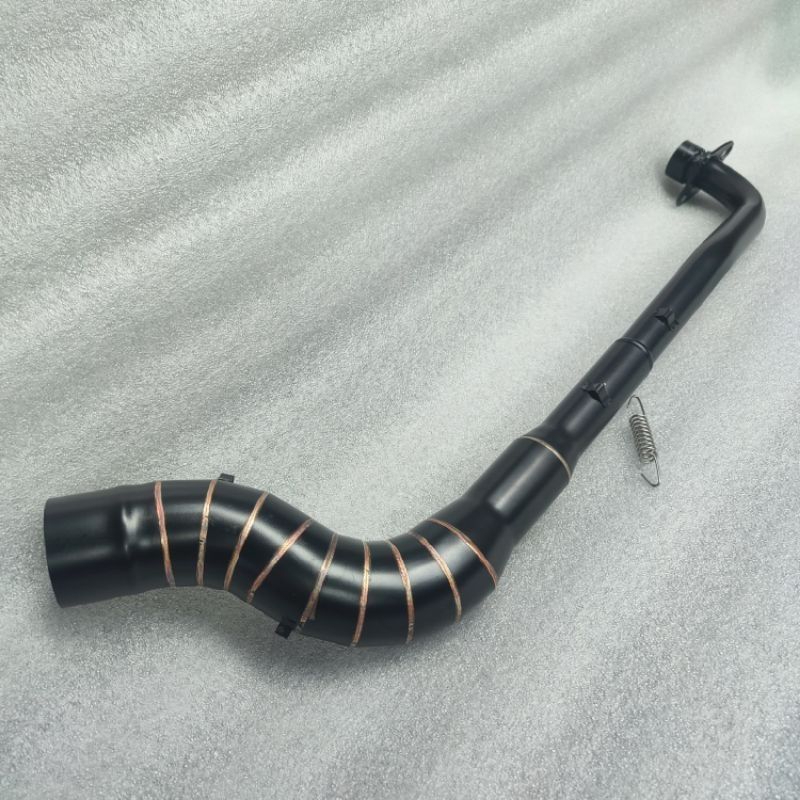 Jual Big Elbow Pipe Black Doff Xrm 110/125 Wave 125 Rs 125 Fury 125 ...