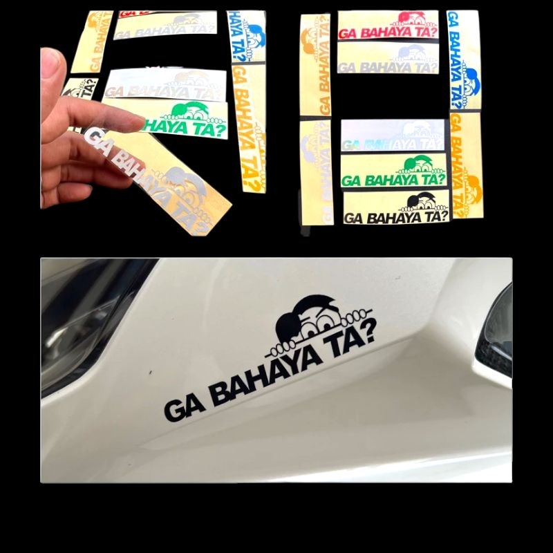 Jual Sticker GA BAHAYA TA Stiker Gak Bahaya Ta Cutting | Shopee Indonesia Jual Sticker GA BAHAYA TA Stiker Gak Bahaya Ta Cutting | Shopee Indonesia