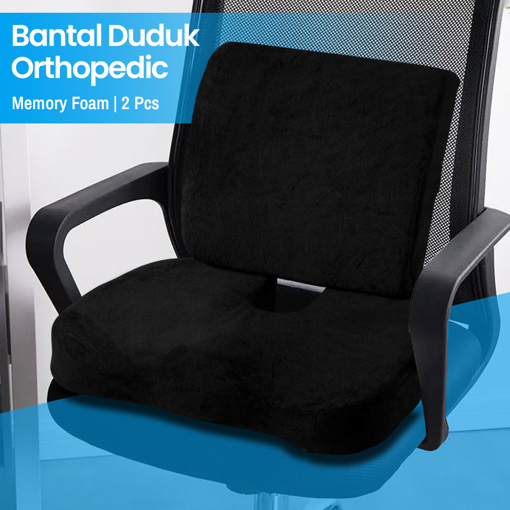 Jual Bantal Kursi Kantor | Bantal Duduk Kursi Memory Foam Orthopedic ...