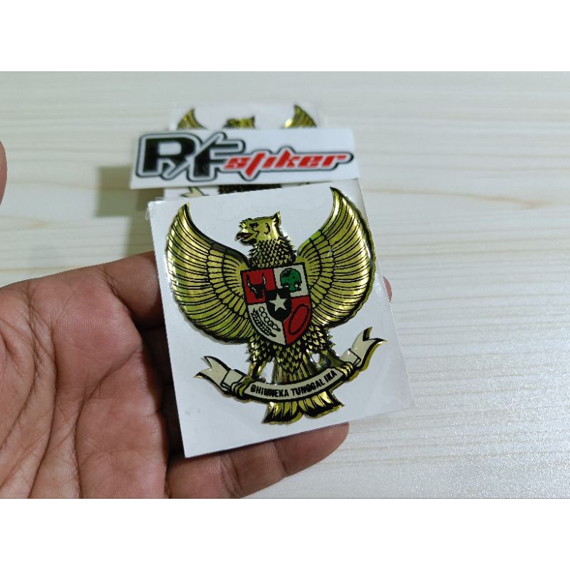 Jual Stiker sticker timbul Lambang Garuda emblem garuda | Shopee Indonesia