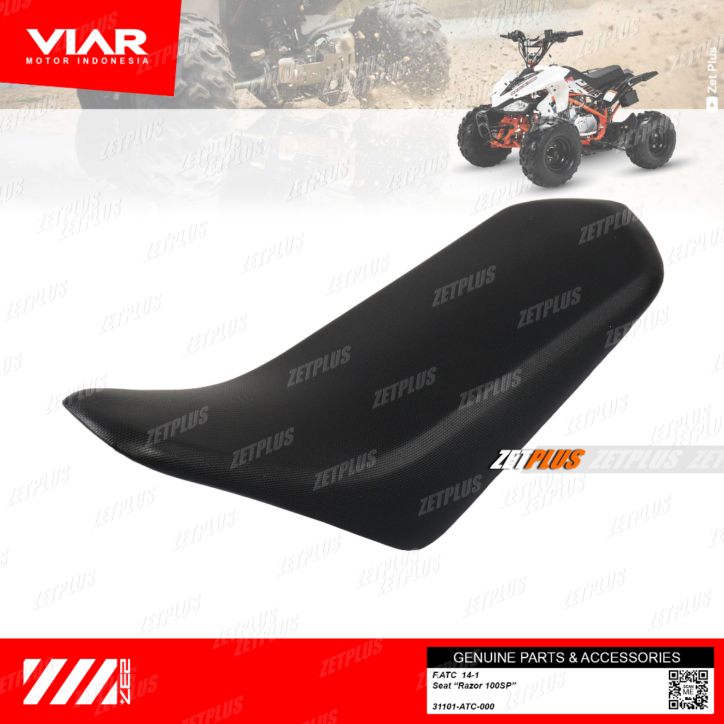 Jual JOK ATV RAZOR 100 SP /kursi-sadel duduk viar original/seat quad ...