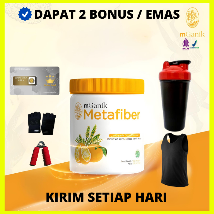 Jual MGANIK METAFIBER 450 GR GRAM MINUMAN SERAT FIBER UNTUK DIABETES M ...