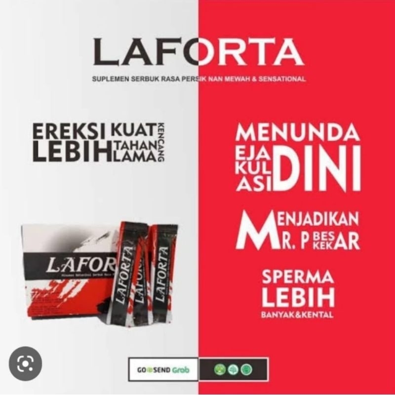Jual Laforta Original Stamina Pria 1 Box isi 10 Sachet Stamina Pria ...