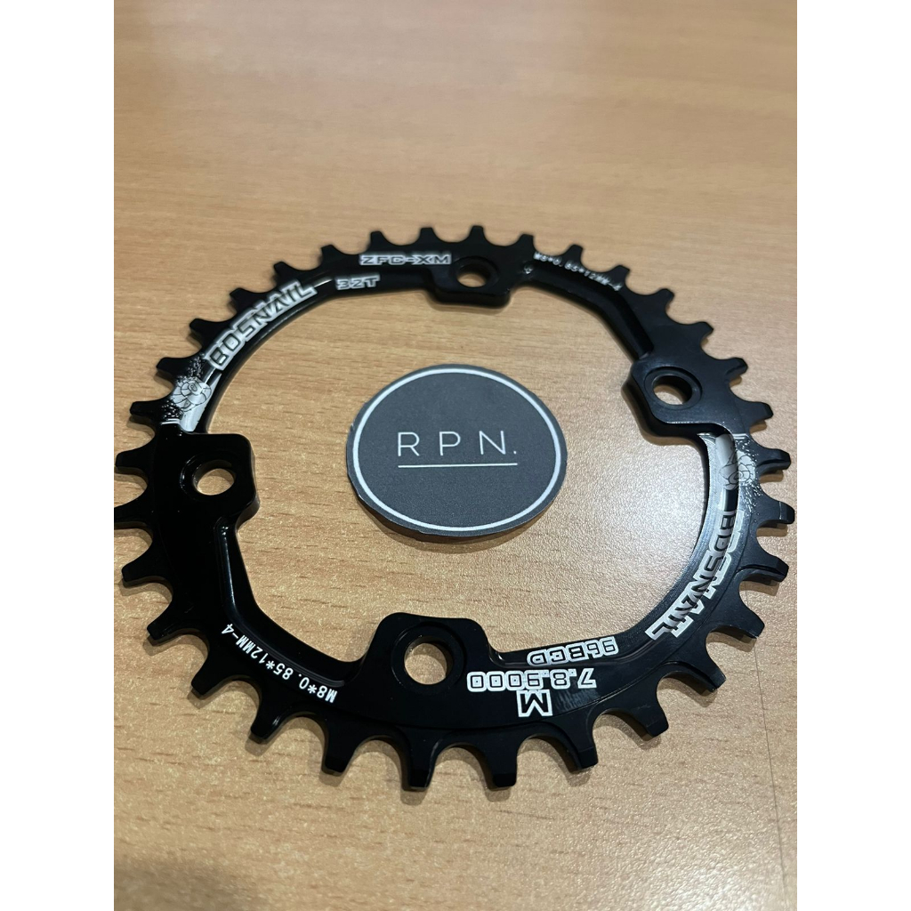 Jual Snail Chainring 32T BCD 96 Asimetris Narrow wide Chain ring Arm crank Sepeda Hitam | Shopee ...