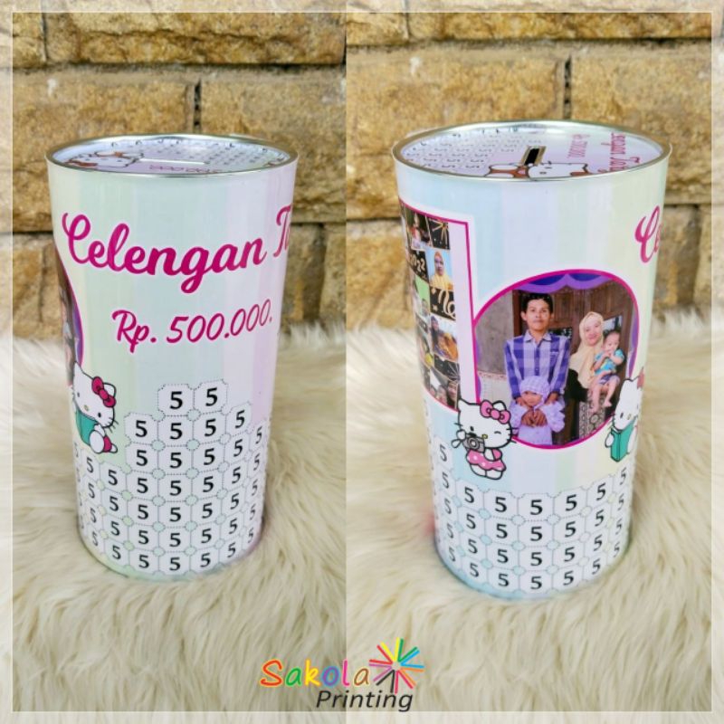 Jual Celengan Target Custom | Shopee Indonesia