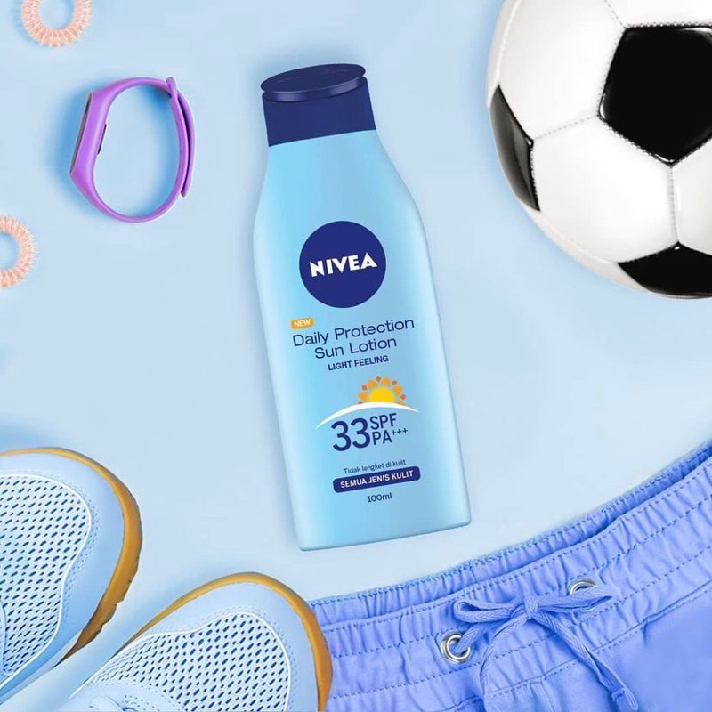 Jual [FREE GIFT] NIVEA SUN DAILY PROTECTION SUN LOTION SPF 33 PA ...