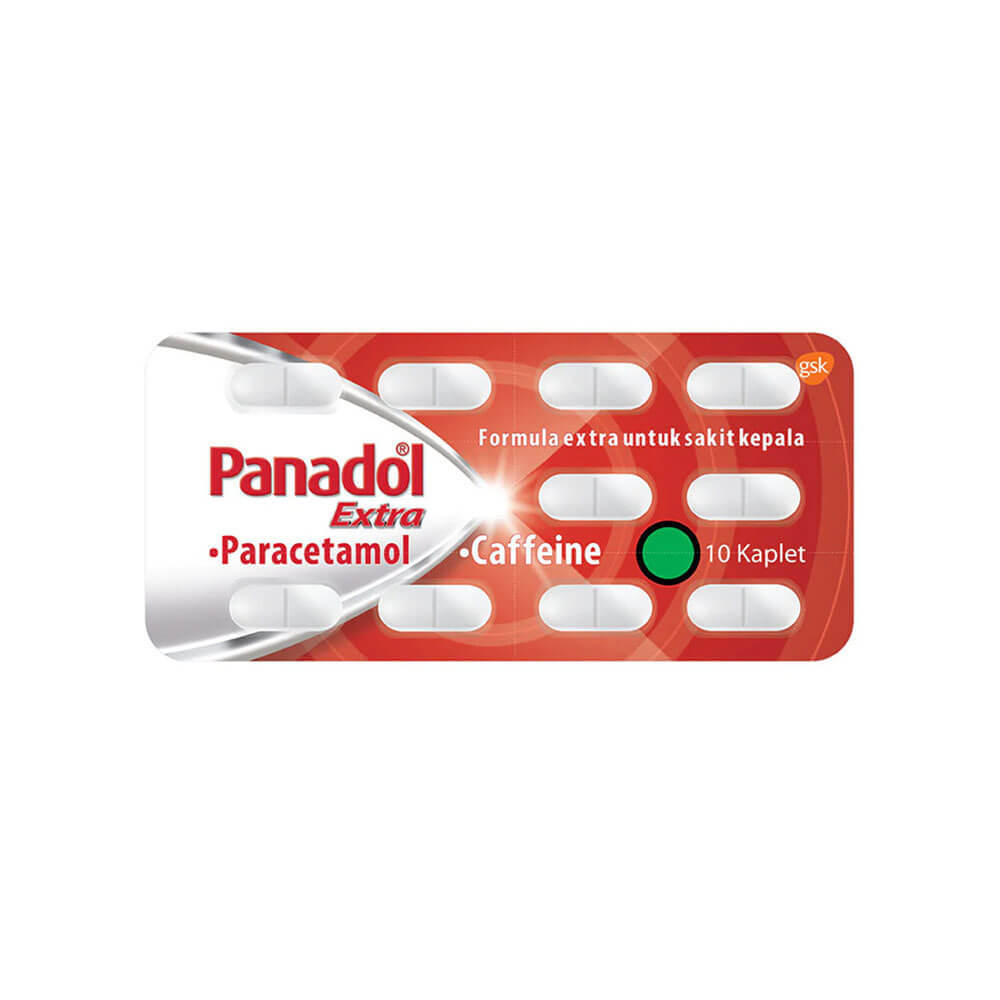 Jual Panadol Extra Strip 10's Kaplet ( Merah ) / Paracetamol / Caffein ...