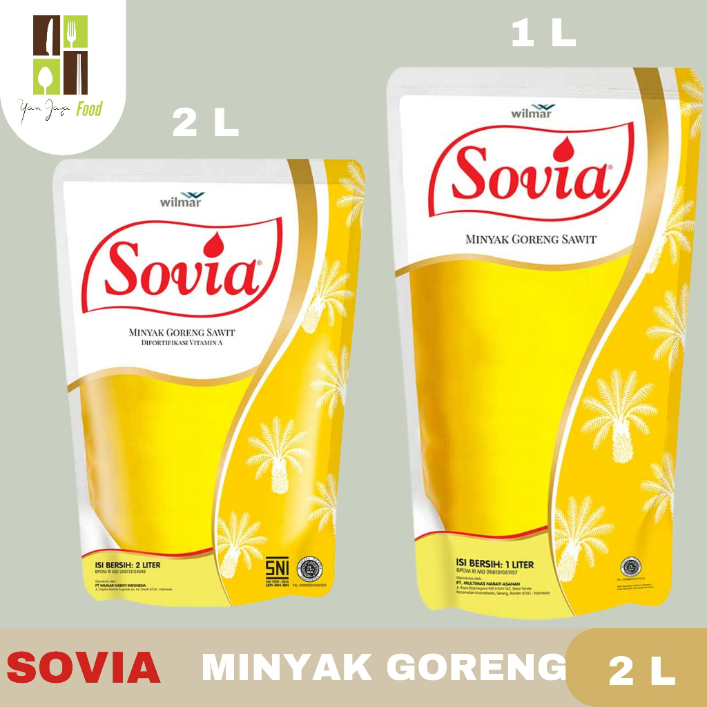 Jual Sovia MInyak Goreng Sawit Kemasan Pouch 1 Liter / 2 Liter | Shopee ...