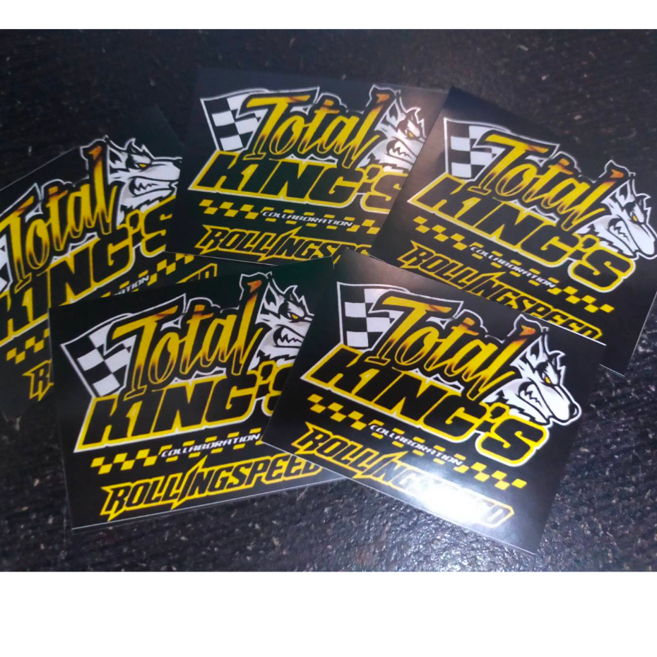 Jual STIKER TOTAL KINGS X ROLLINGSPEED | Shopee Indonesia
