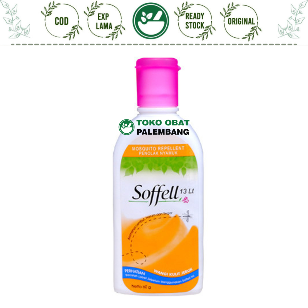 Jual SOFFELL LOTION 60GR GERANIUM BENGKOANG KULIT JERUK 13LT LOTION ...