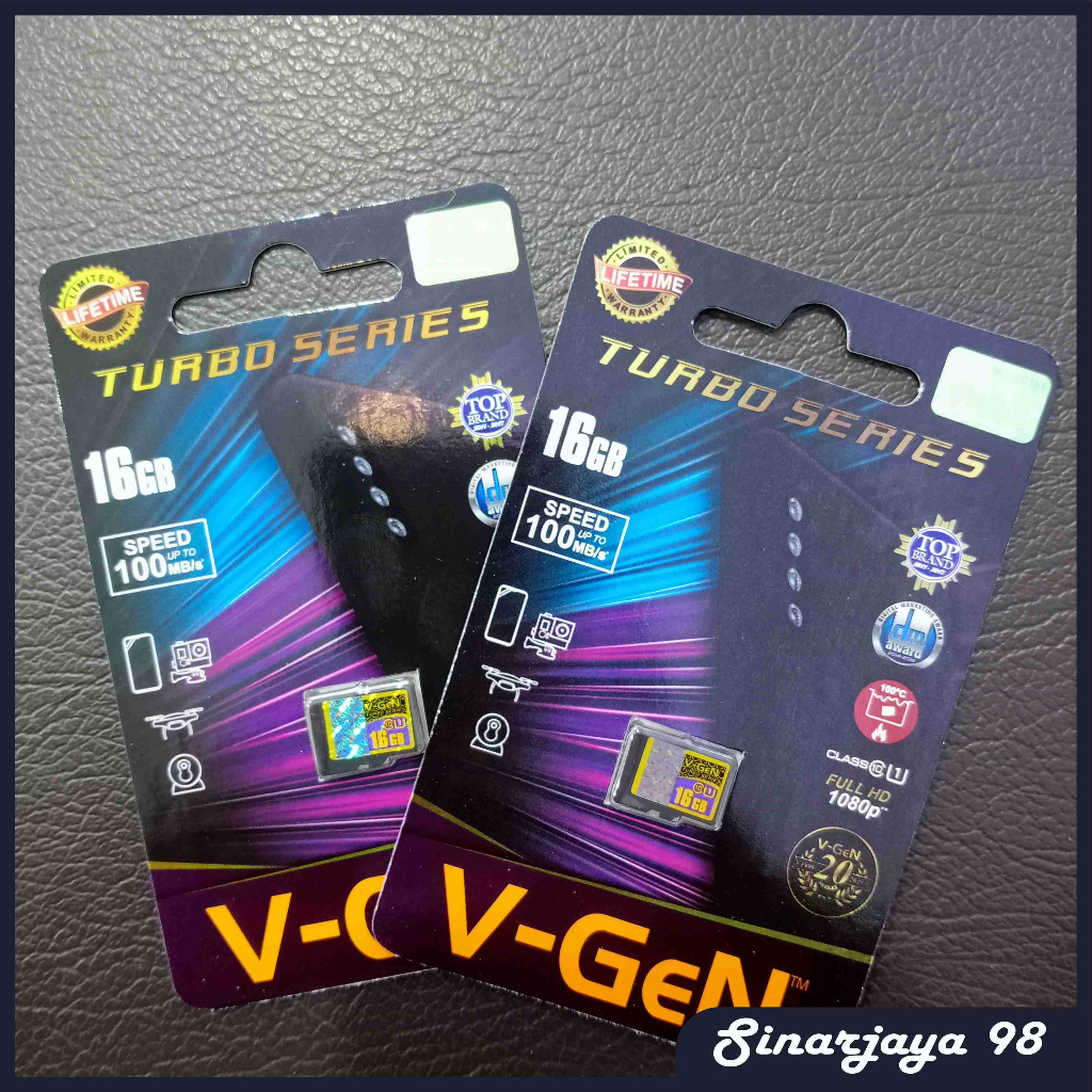Jual MEMORY VGEN MMC MICRO SD V-GEN 16GB TURBO SERIES CLAS10 GARANSI RESMI VGEN | Shopee Indonesia