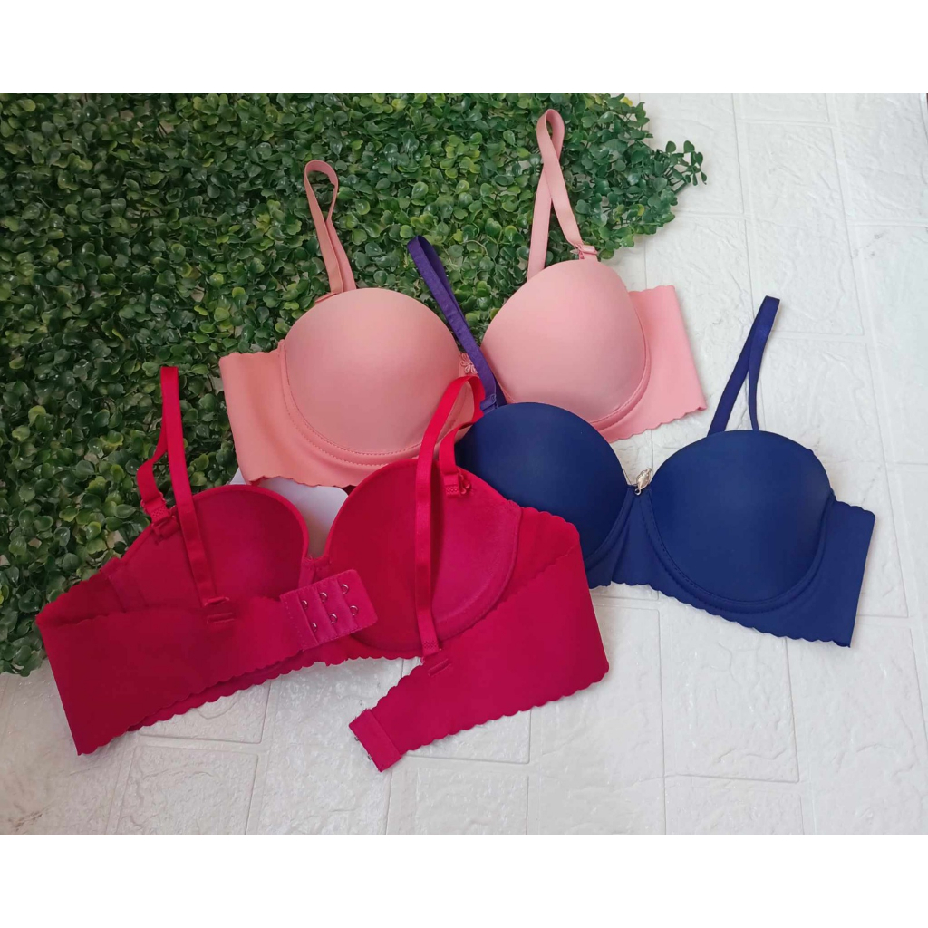 Jual Bh Bra kawat renda kombi / bra seemless kait 2 / bra cup a / bisa ...
