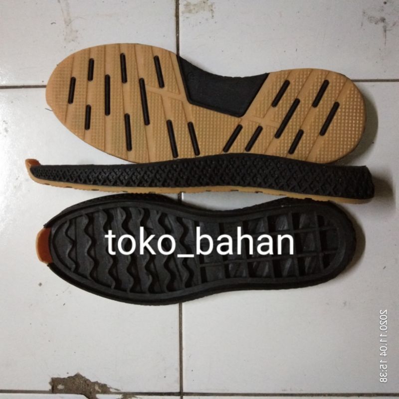 Jual outsole alas sepatu sport pria hitam gum ( YA ) | Shopee Indonesia