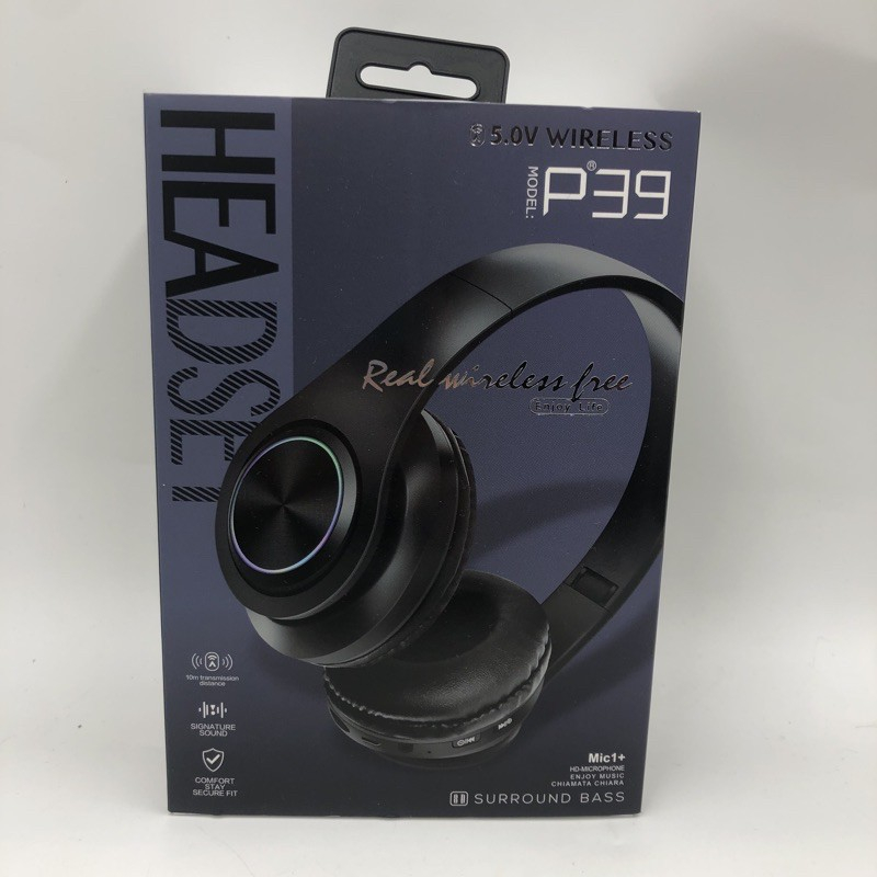 Jual P39 Headphone Bluetooth 5.0 Stereo | Shopee Indonesia