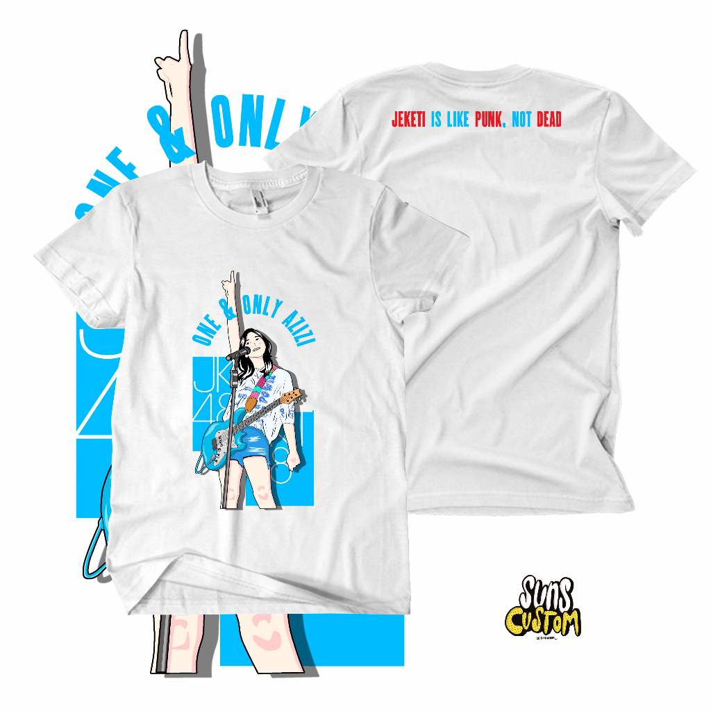 Jual KAOS JKT48 NEW ERA - TSHIRT MEMBER JKT48 NEW ERA BAHAN COMBED 30S | Shopee Indonesia