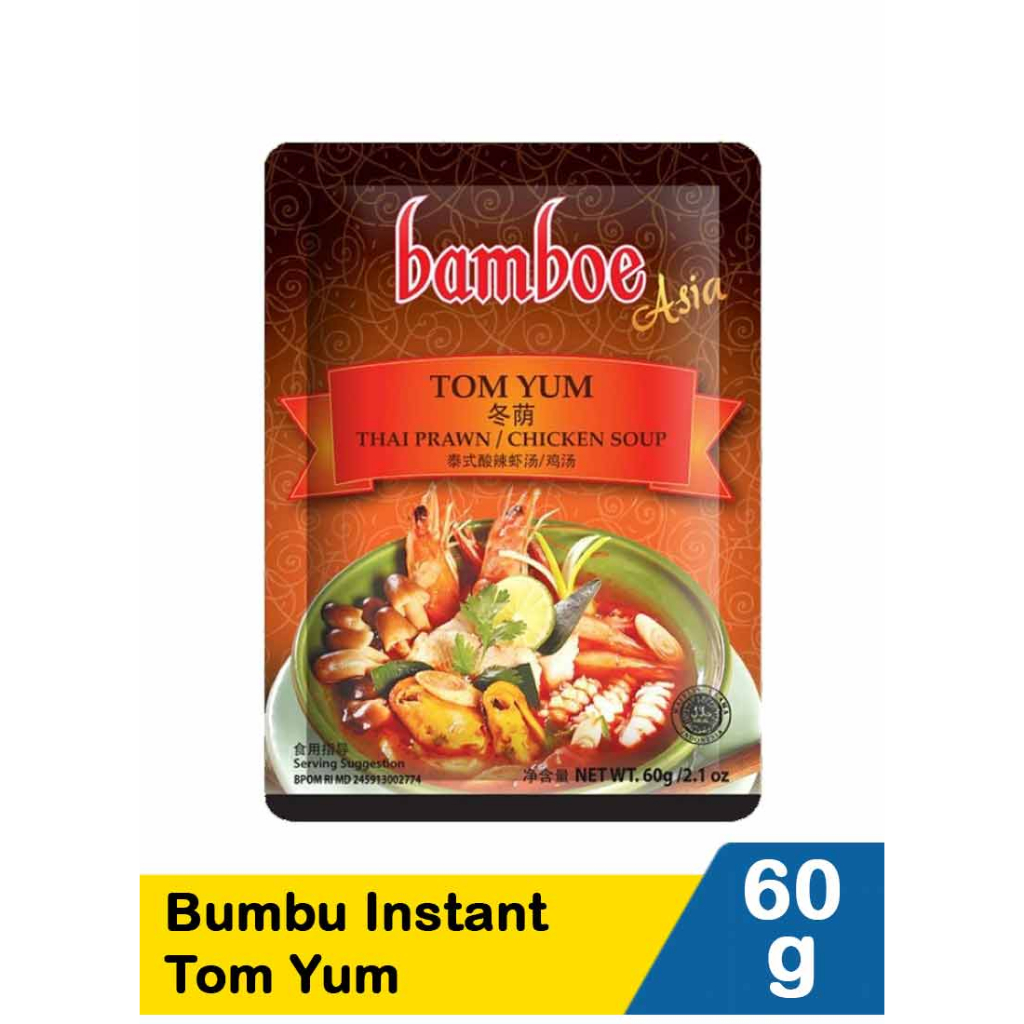 Jual BAMBOE - BUMBU MASAK TOMYUM 60 GR | Shopee Indonesia