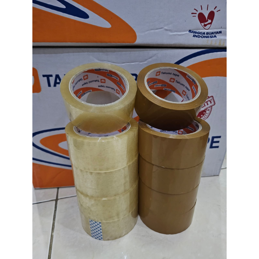 Jual LAKBAN 2 INCH x 90 YARD / LAKBAN 45mm 90YARD 2INCH / KUALITAS ...