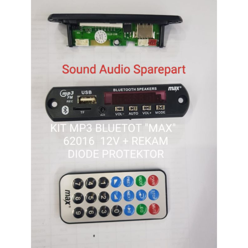 Jual kit Modul MP3 Bluetooth MAX Bisa recam | Shopee Indonesia