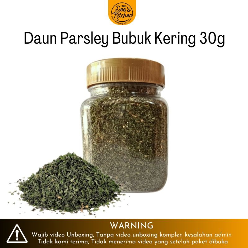 Jual Daun Parsley Bubuk kering 30gr ( Repack ) | Shopee Indonesia