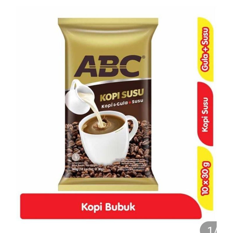 Jual ABC Kopi Susu Instan 10 x 30 g | Shopee Indonesia