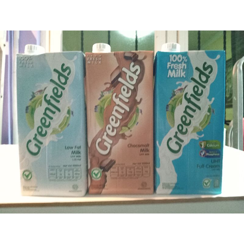 Jual Susu GREENFIELDS UHT 1 Liter | Shopee Indonesia